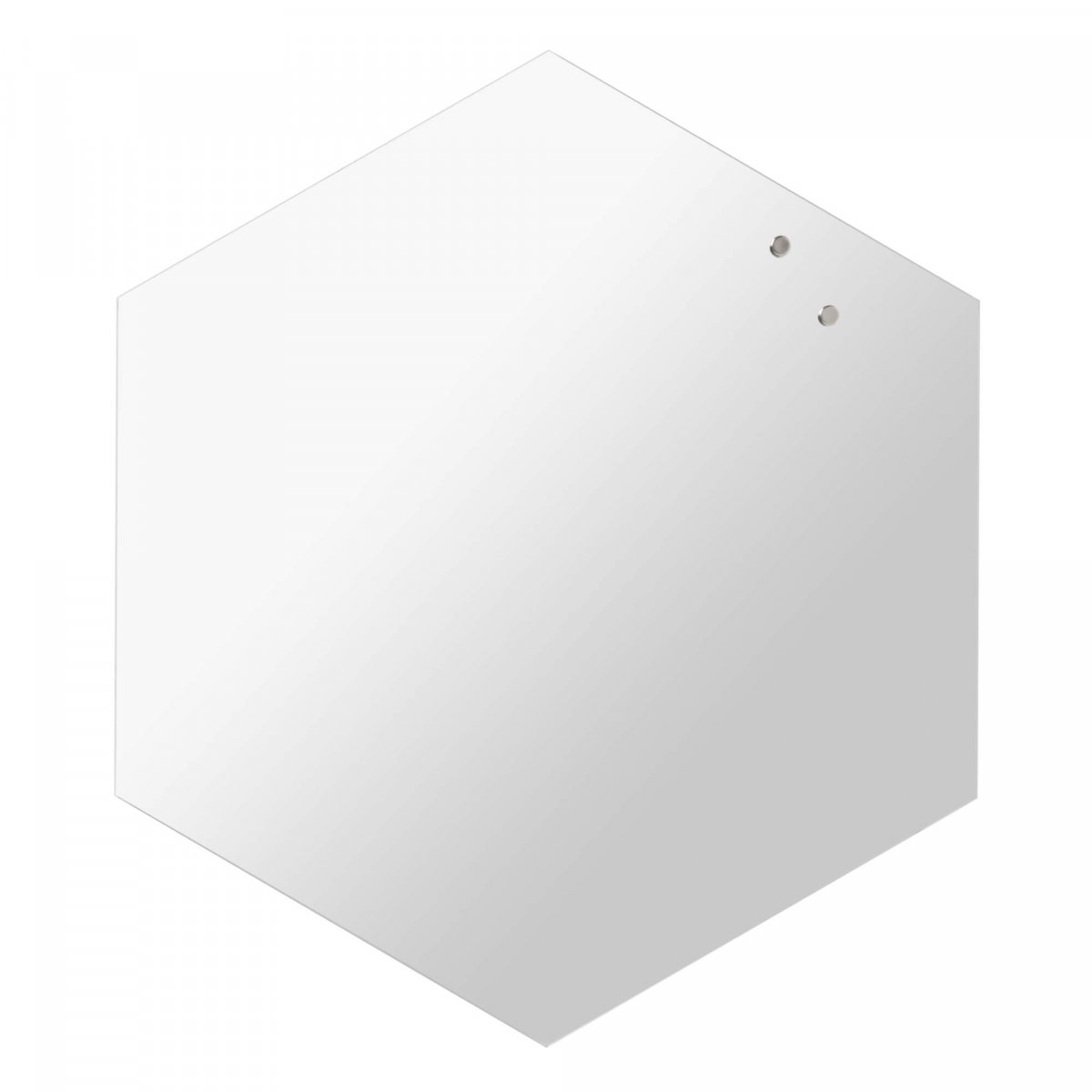 Hexagonal 42 cm. Mirror / Magnetic glass board